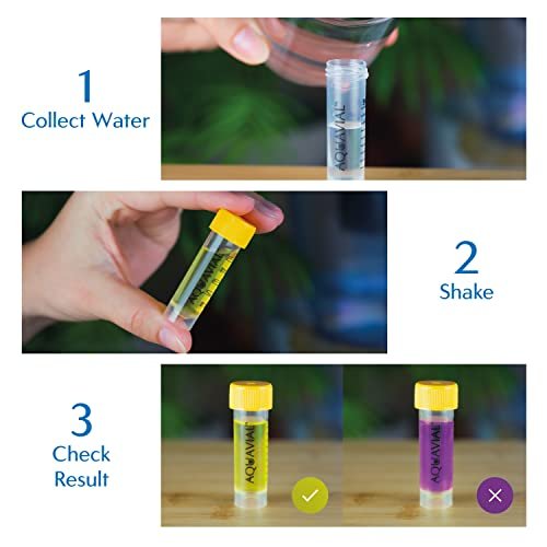 AquaVial Water Testing Kit 2 Pack E Coli and Coliform Water Test Kit f ...